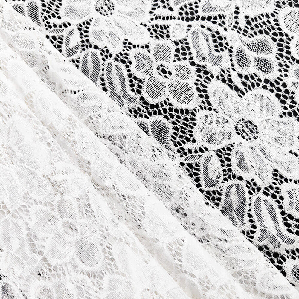 Embossed lace fabric store