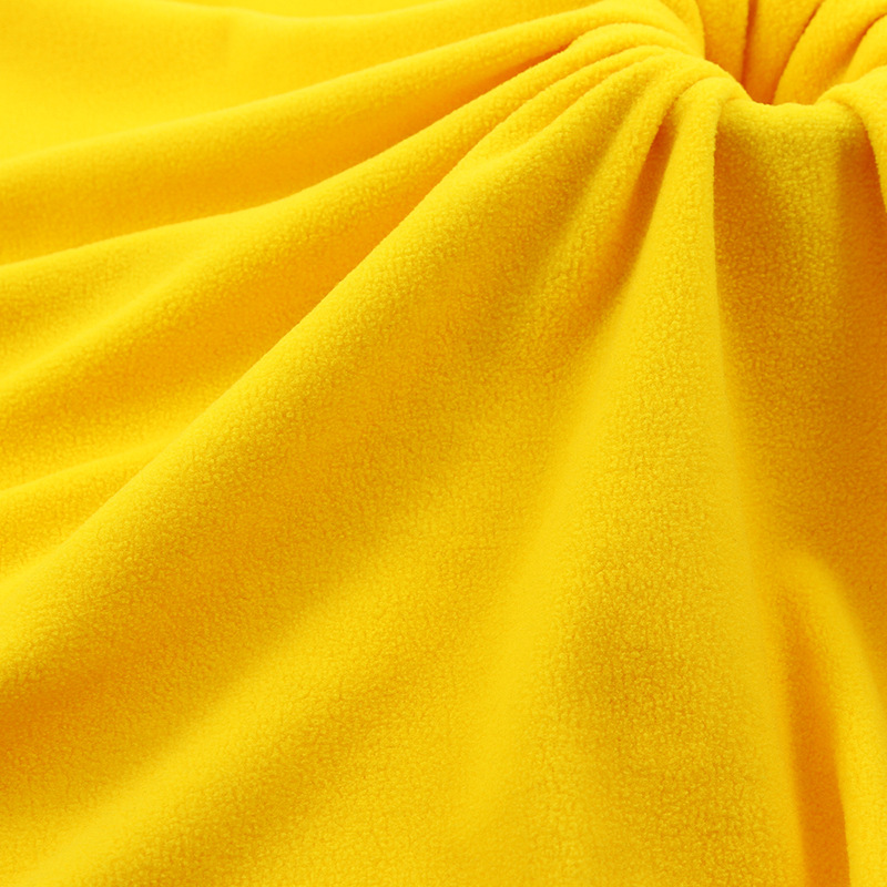 Solid color fleece fabric - AMBER FABRIC